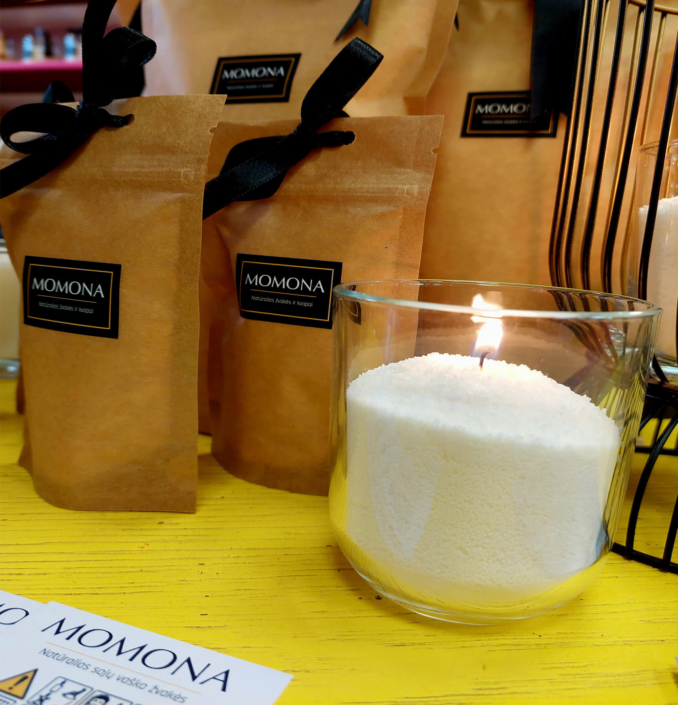 Sojų vaško žvakės | Natūralios žvakės | Rankų darbo žvakės